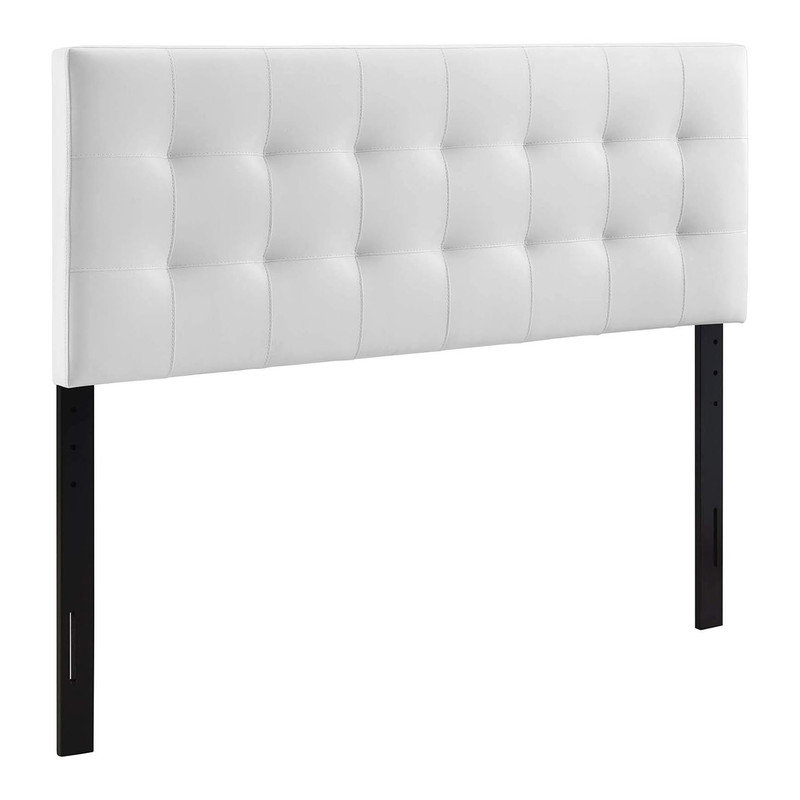 Hokku Designs Headboard for Full Size Bed Tufted Faux Leather ...