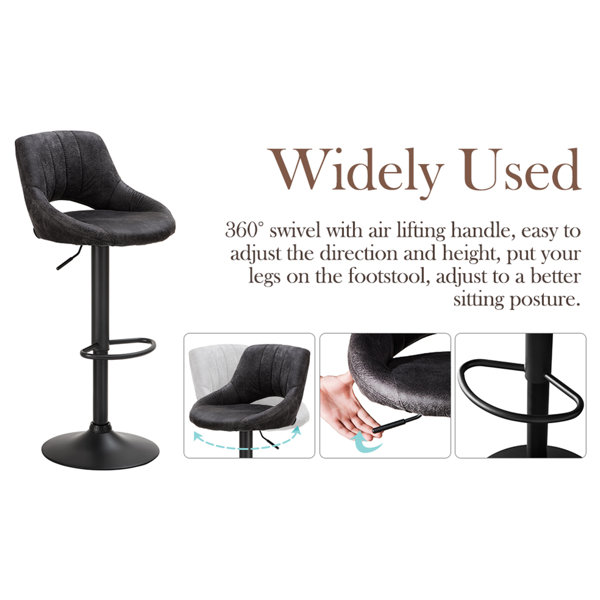 Trent Austin Design® Licon Swivel Adjustable Height Stool & Reviews ...