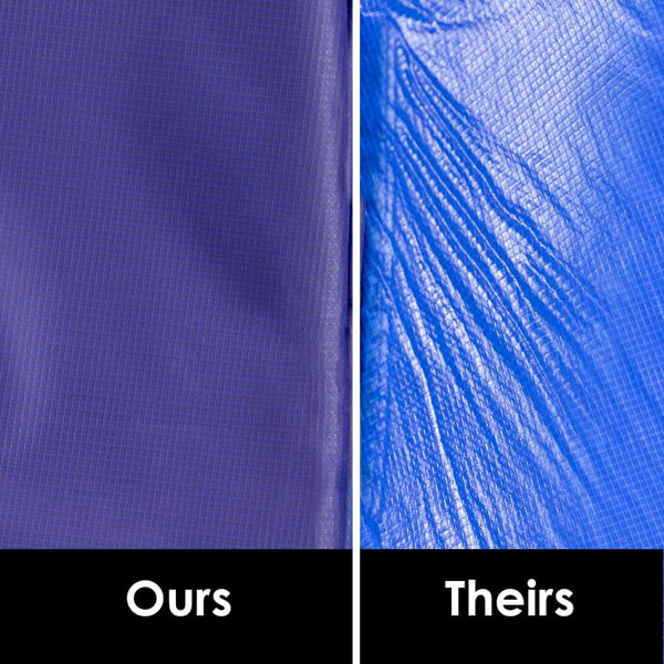 Skywalker Trampolines Pre-packaged 15' Round Royal Blue Spring Pad ...