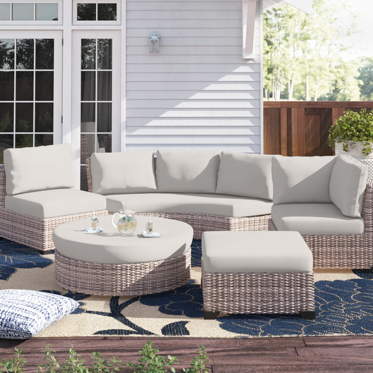 Beachcrest Home Gerrald Outdoor 6'' Seat / Back Cushion | Wayfair