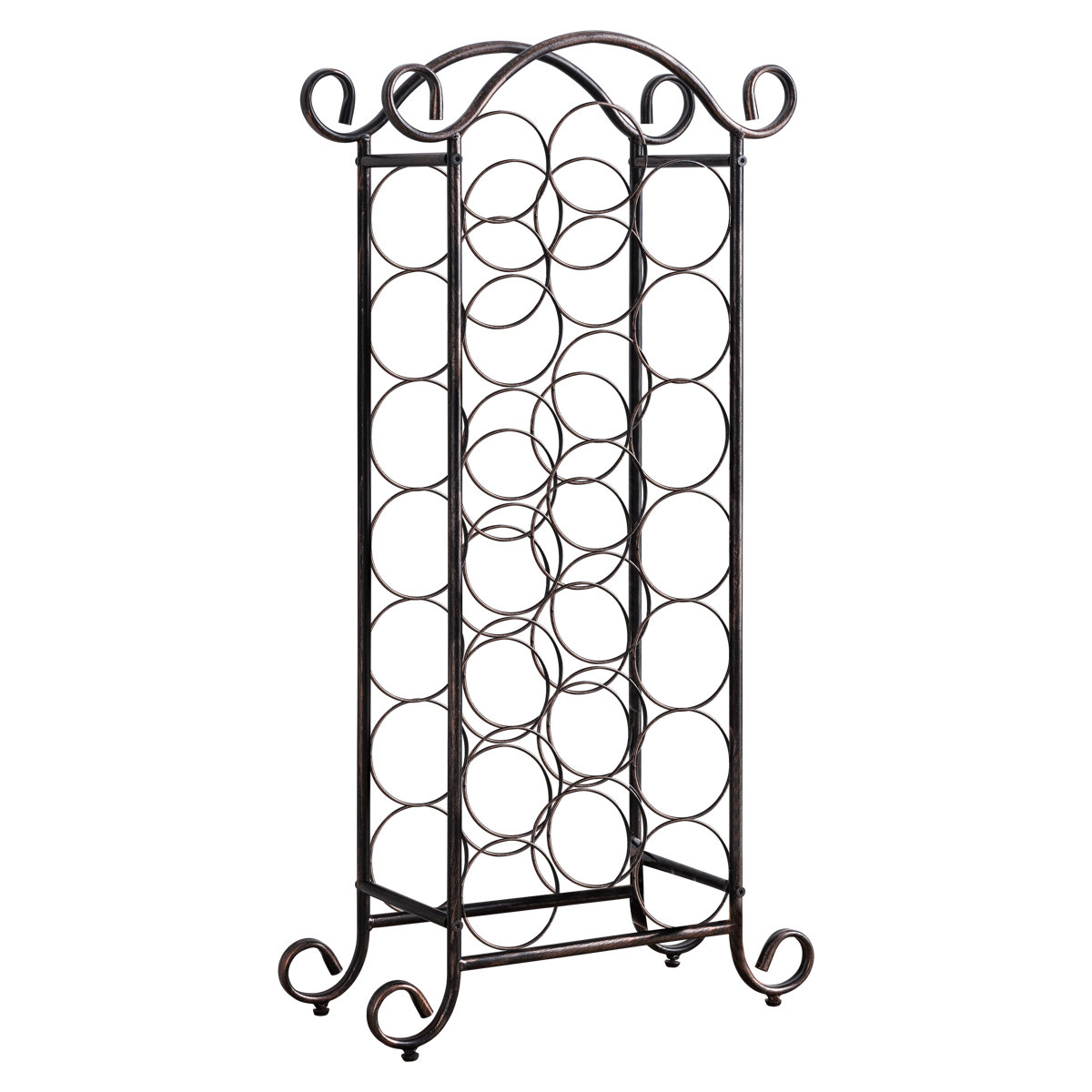 Kelly Clarkson Home Marjorie 20 Bottle Floor Wine Bottle Rack & Reviews ...