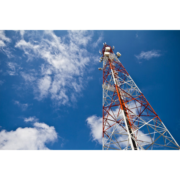 17 Stories Angleton Communication Tower by Phetphu - Wrapped Canvas ...