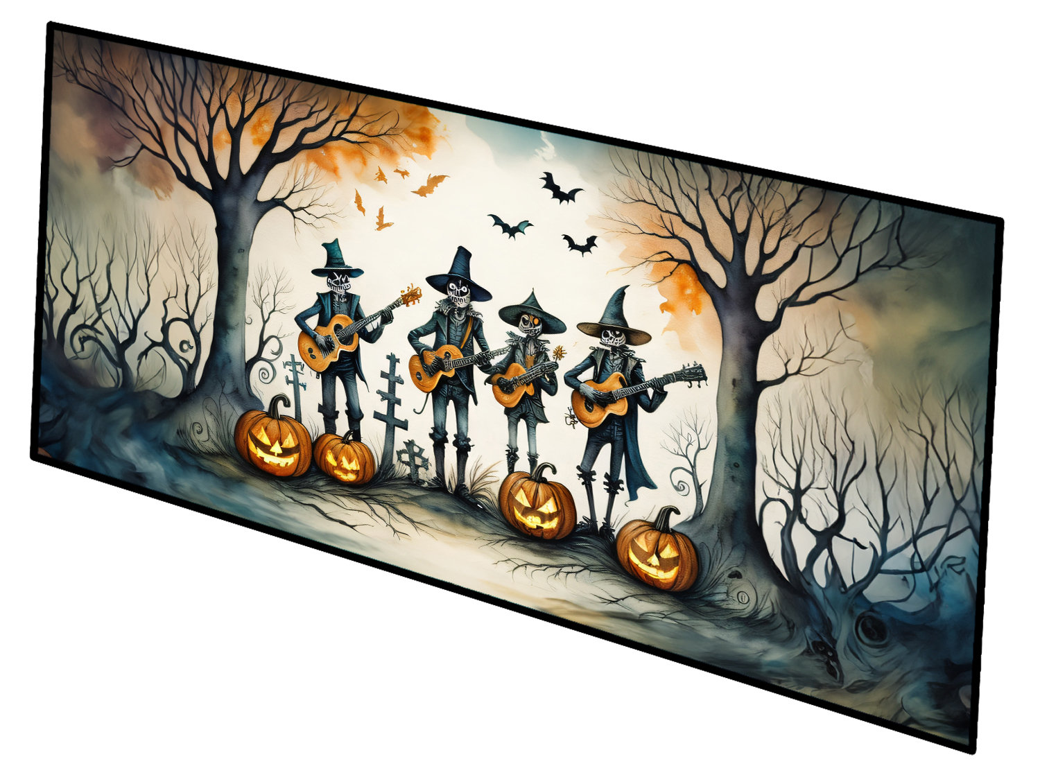 The Holiday Aisle® Jakobey Non-Slip Halloween Outdoor Doormat | Wayfair