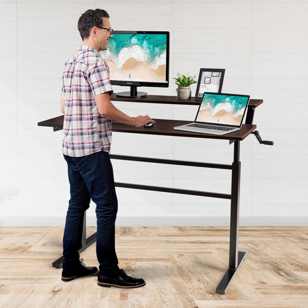 Wade Logan Mirari Adjustable Height Standing Desk & Reviews | Wayfair.co.uk