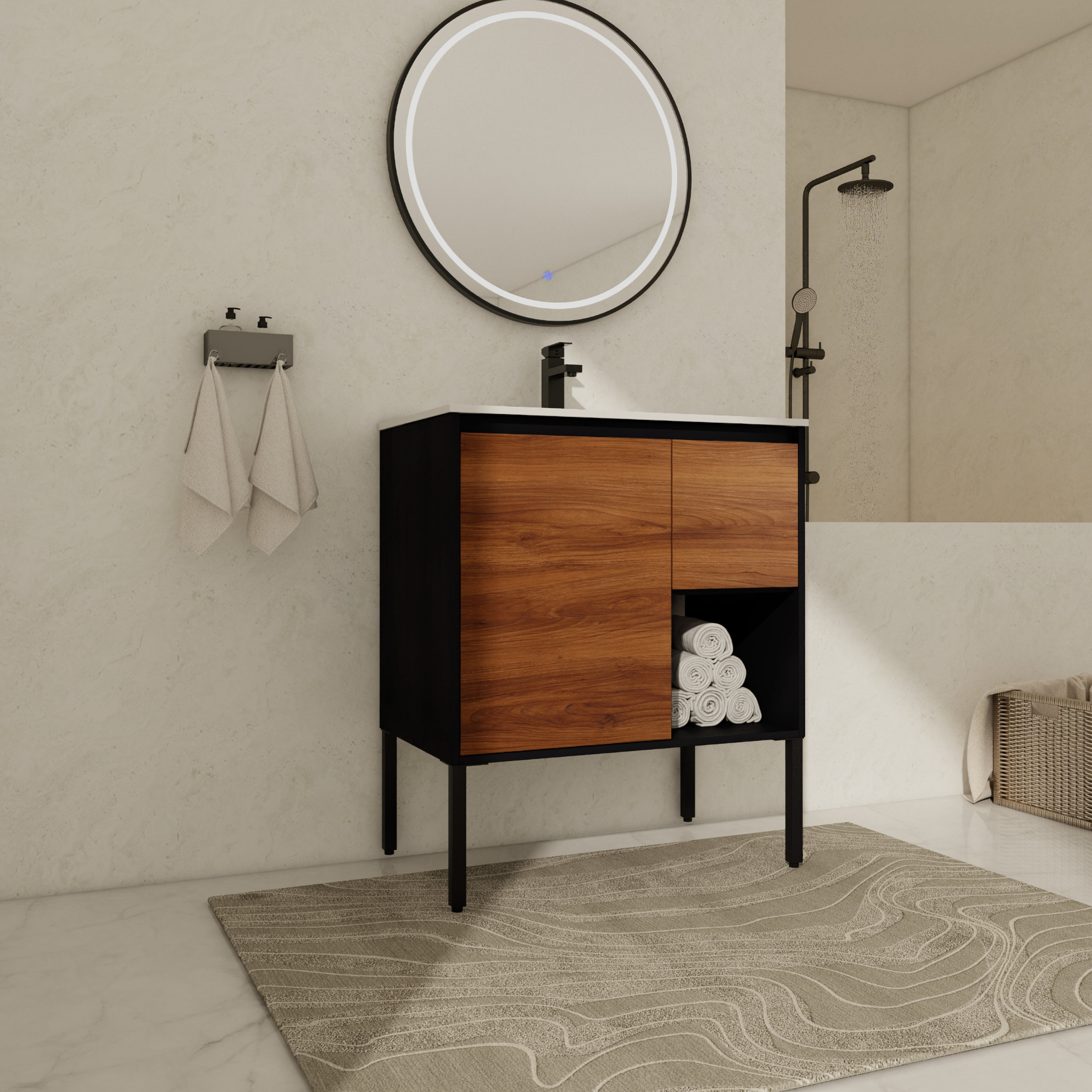 Ebern Designs Remeika 29" Single Bathroom Vanity Set | Wayfair