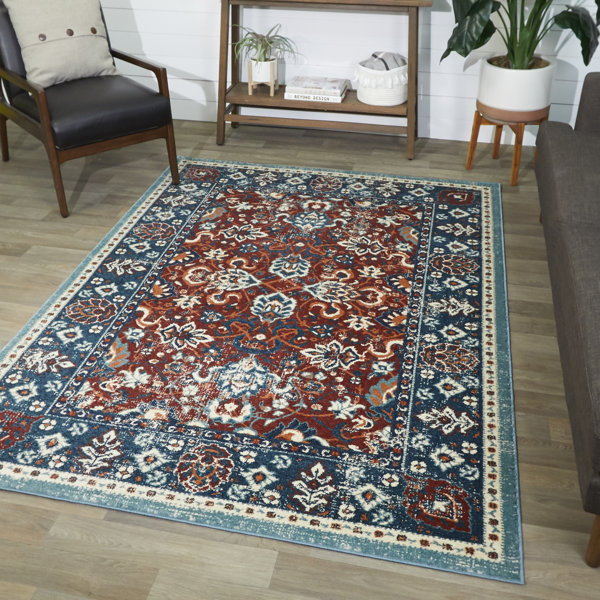 Bloomsbury Market Hyatt Oriental Machine Woven 160cm X 213cm Area Rug ...