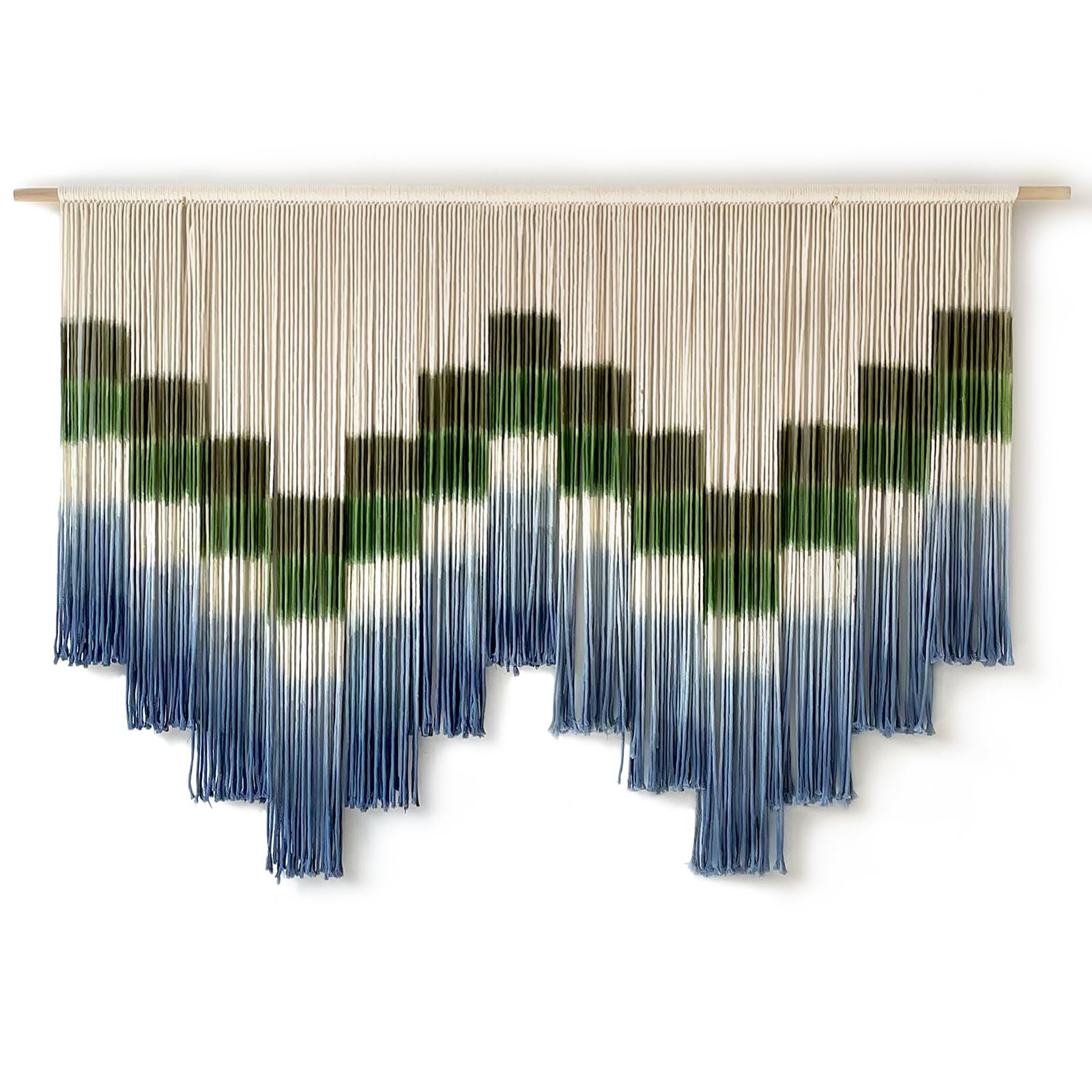 Dakota Fields Macrame Wall Hanging Dye Handmade Large-Scale Wall Art ...