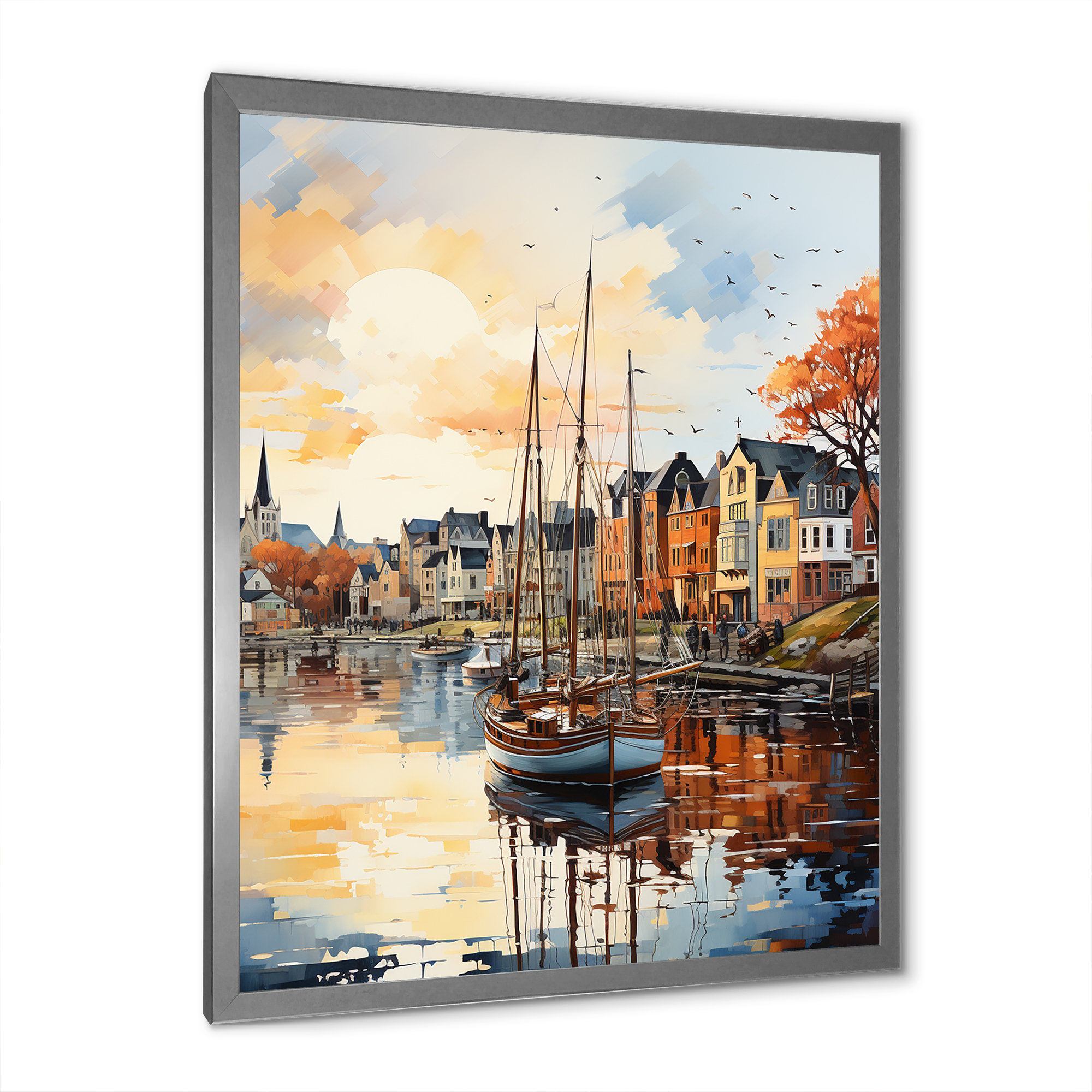 Winston Porter Harbord Harbour Silver Anchorage II - Nautical & Beach ...