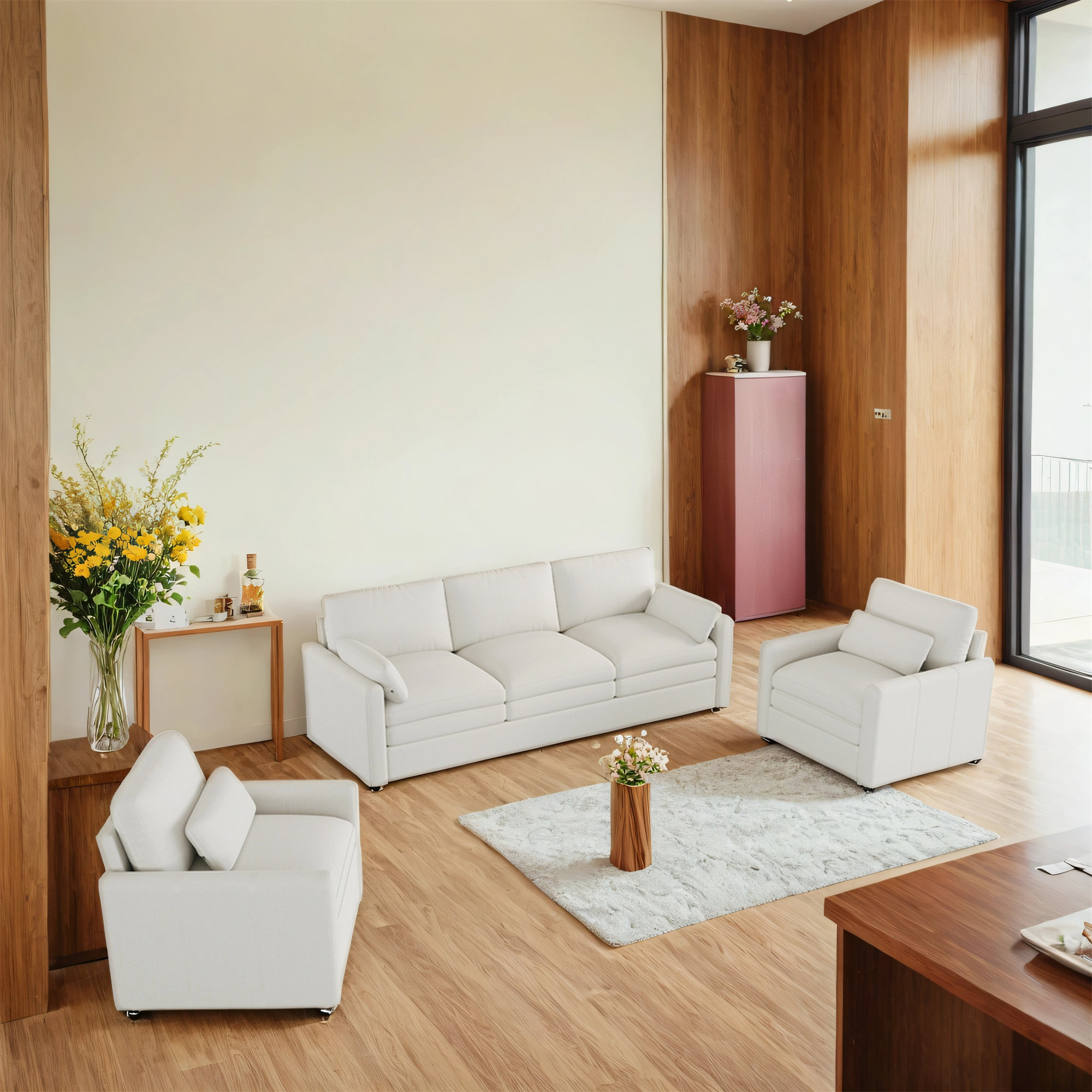 Latitude Run® Extra-large Double-cushion Sofa Set - Wayfair Canada