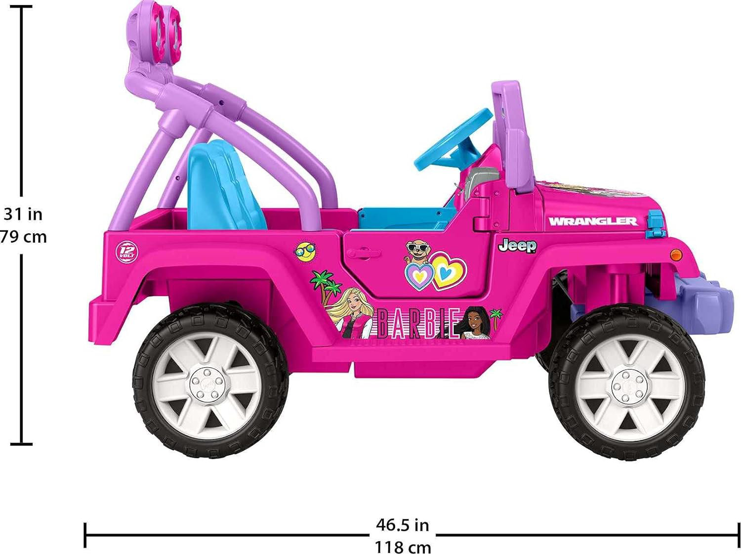 Mattel Barbie Jeep Wrangler Battery Powered Ride On - Wayfair Canada