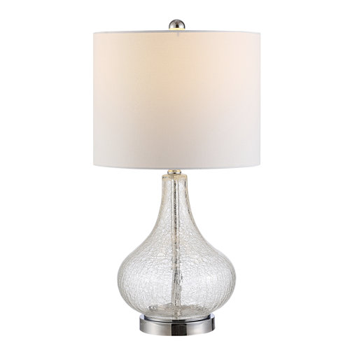 Glass & Clear & Gold Table Lamps You'll Love | Wayfair