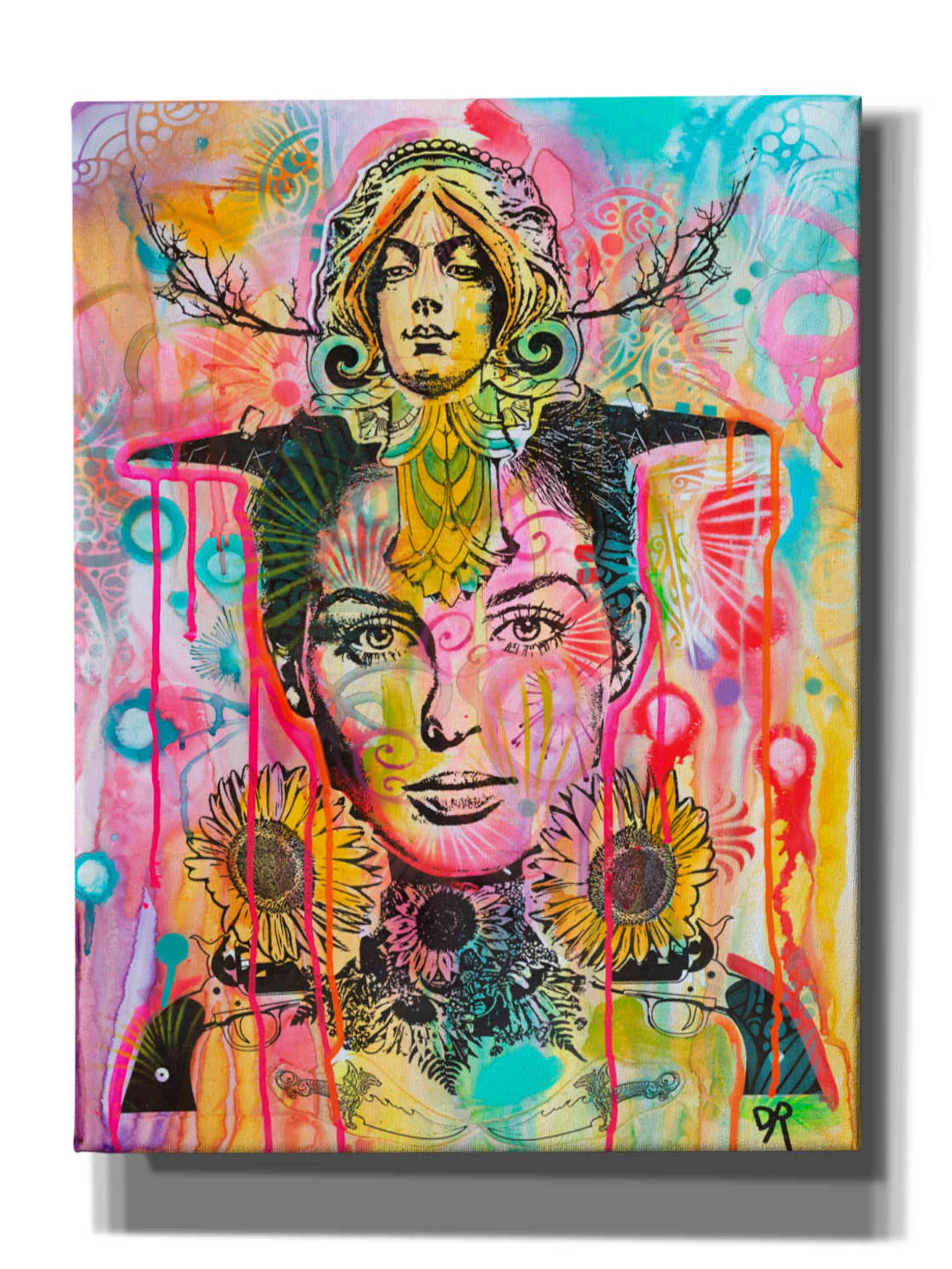 Bungalow Rose Sunny Statue Stare by Dean Russo - Wrapped Canvas Print ...
