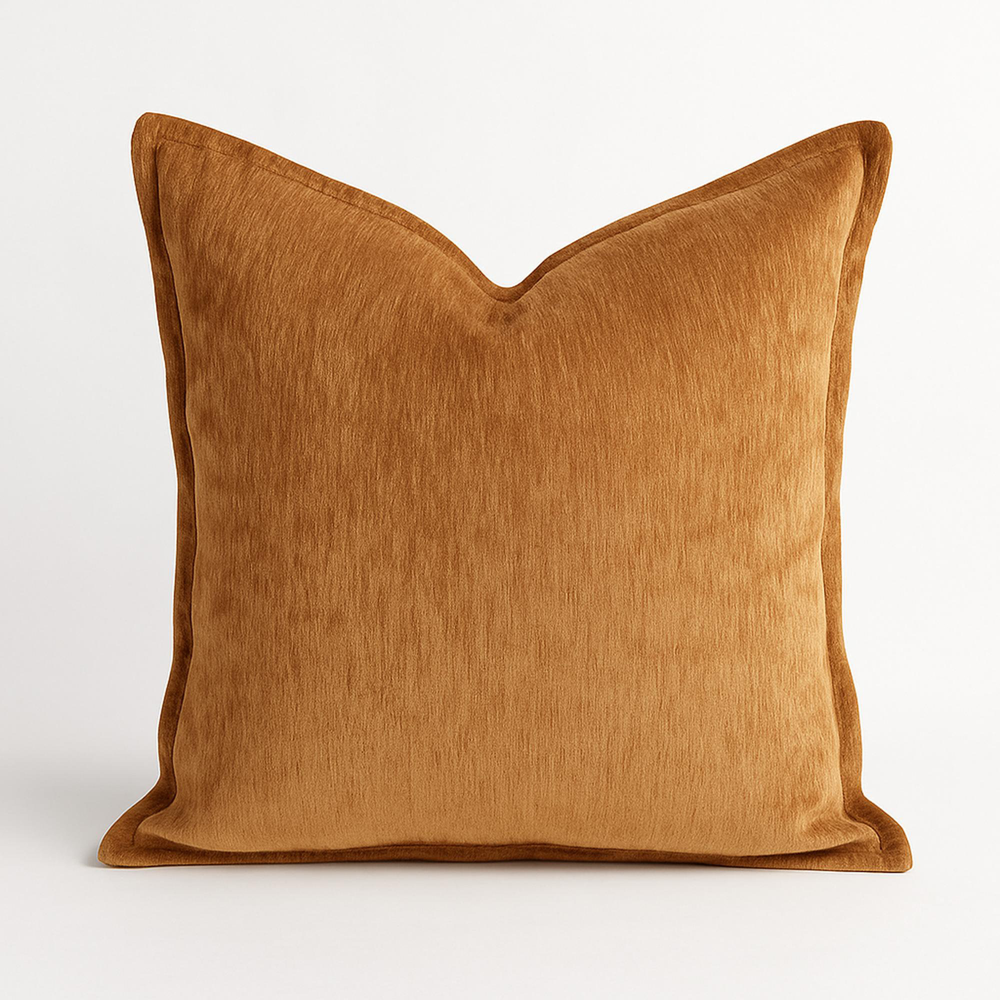 CHIEVE Velvet Throw Pillow – Luxe Mocha Shine with a Soft, Glimmering ...
