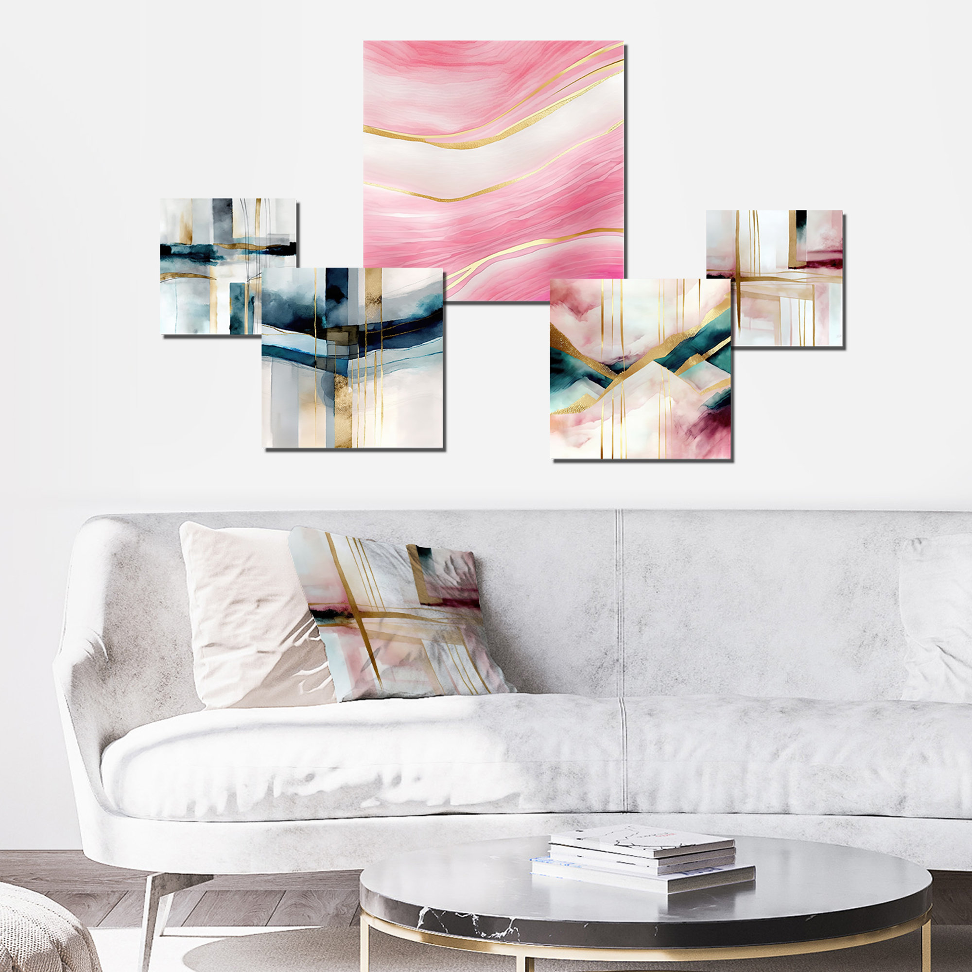 Orren Ellis Abstract Transitional Modern Shapes IV - Modern Shapes ...