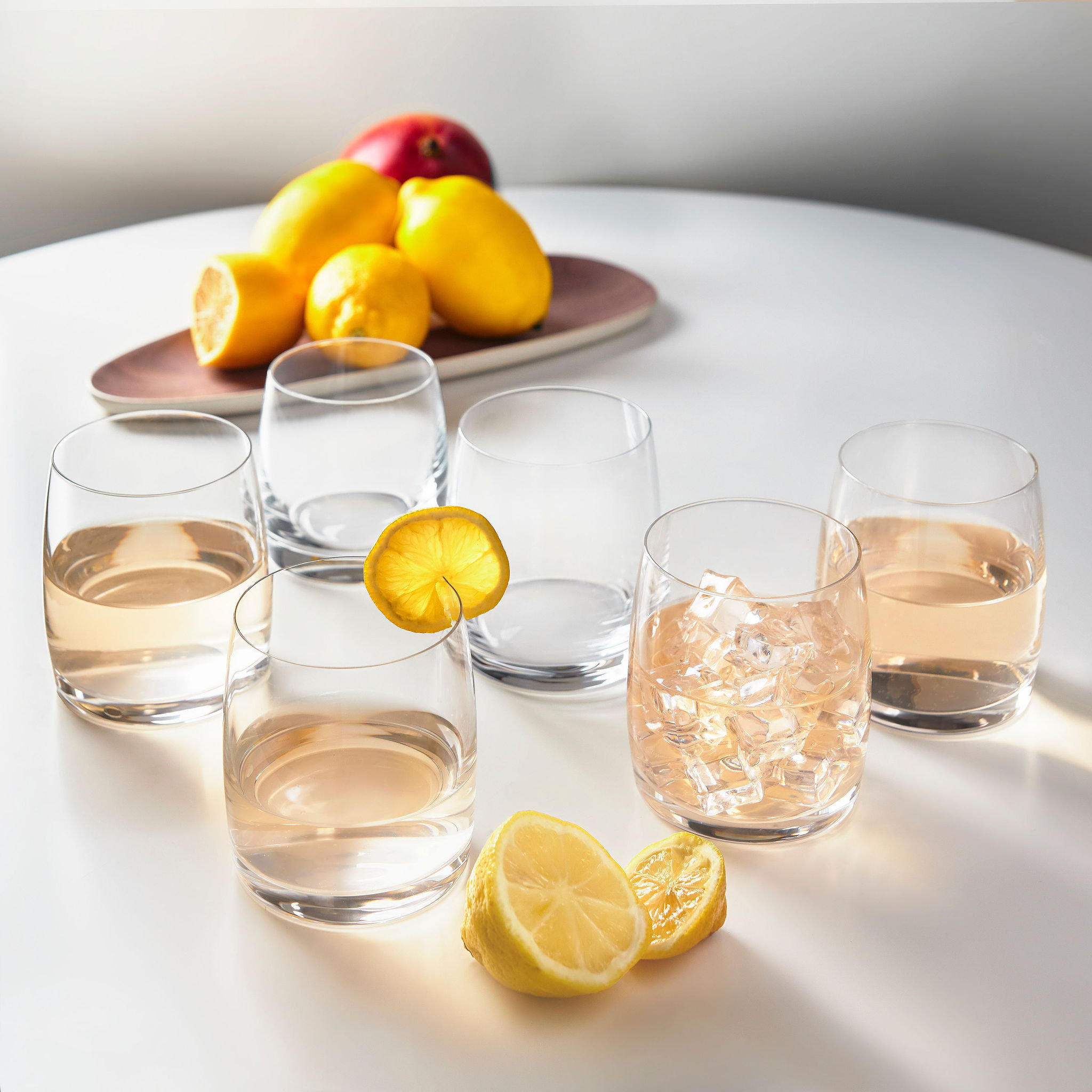 Ebern Designs Cherrell 6 - Piece Lead Free Crystal Stemless Wine Glass ...