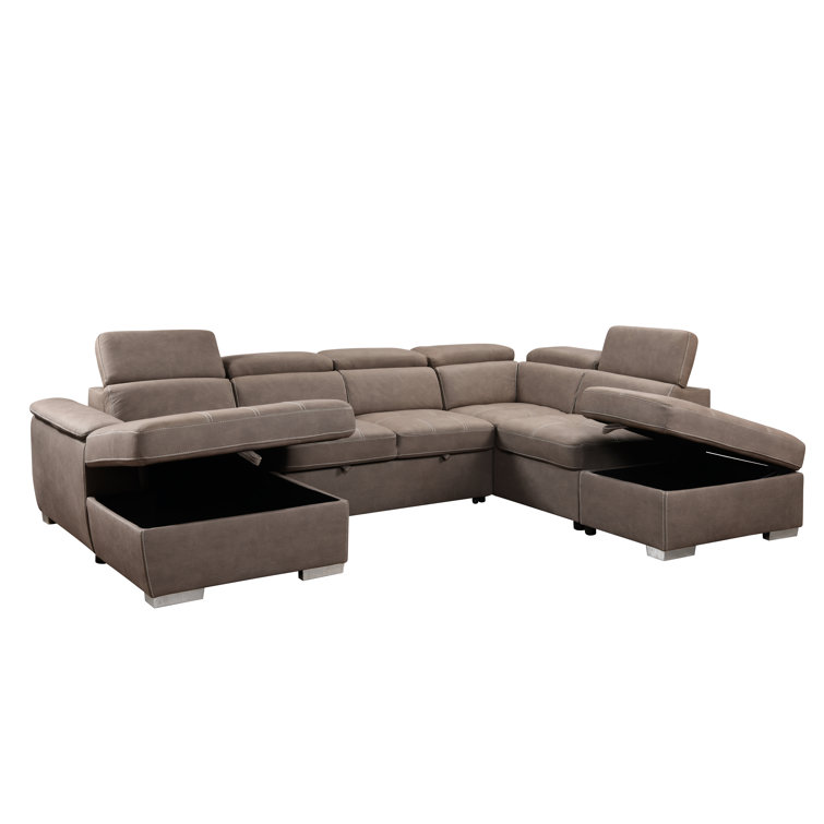 Hokku Designs Jamarin Upholstered Sectional - Wayfair Canada