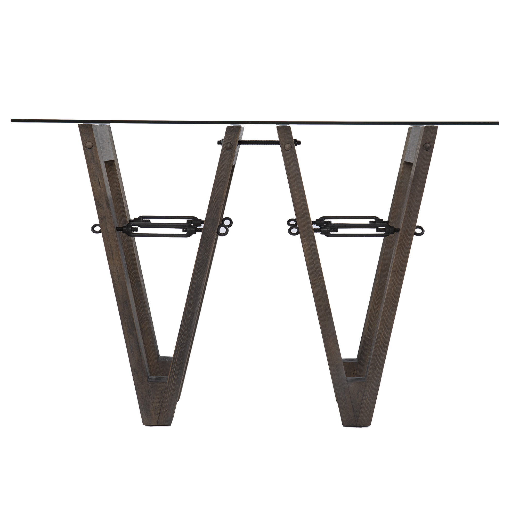 17 Stories Brown Reclaimed Wood Display Table - 45.03in Depth, 29.23in ...