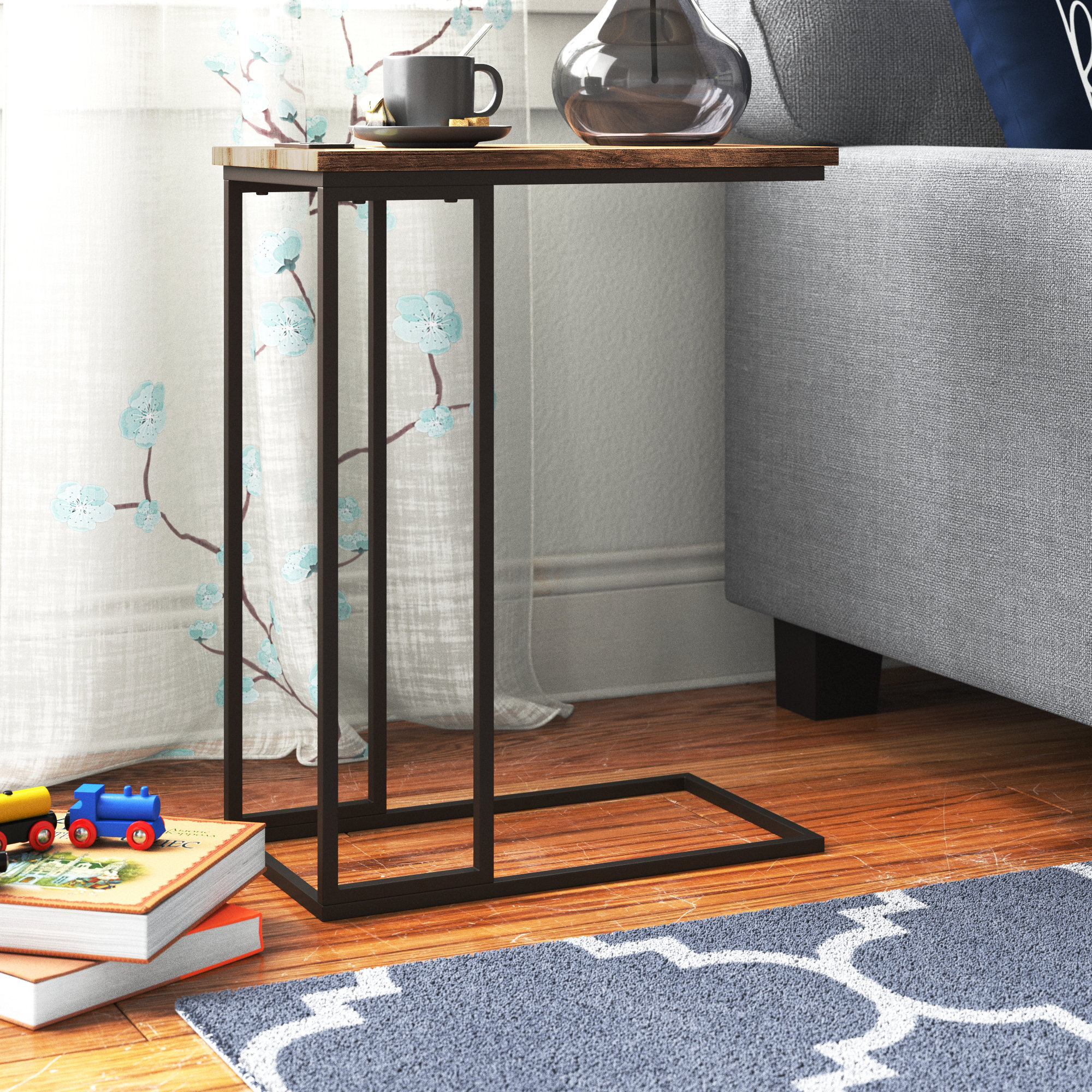 Winston Porter Rici Snack Table with Power Outlet & Reviews - Wayfair ...