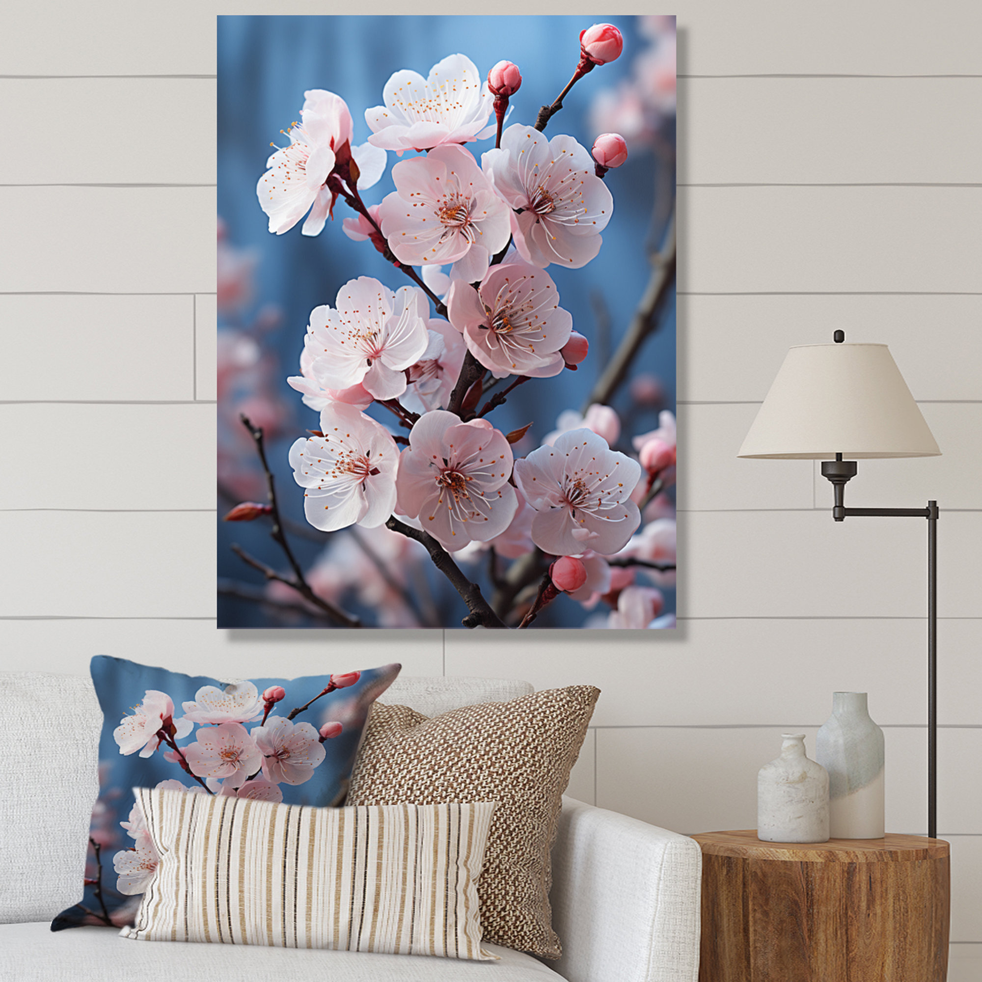 Latitude Run® Flowers Pastel Blossoms II - Apple Blossom Wall Art ...
