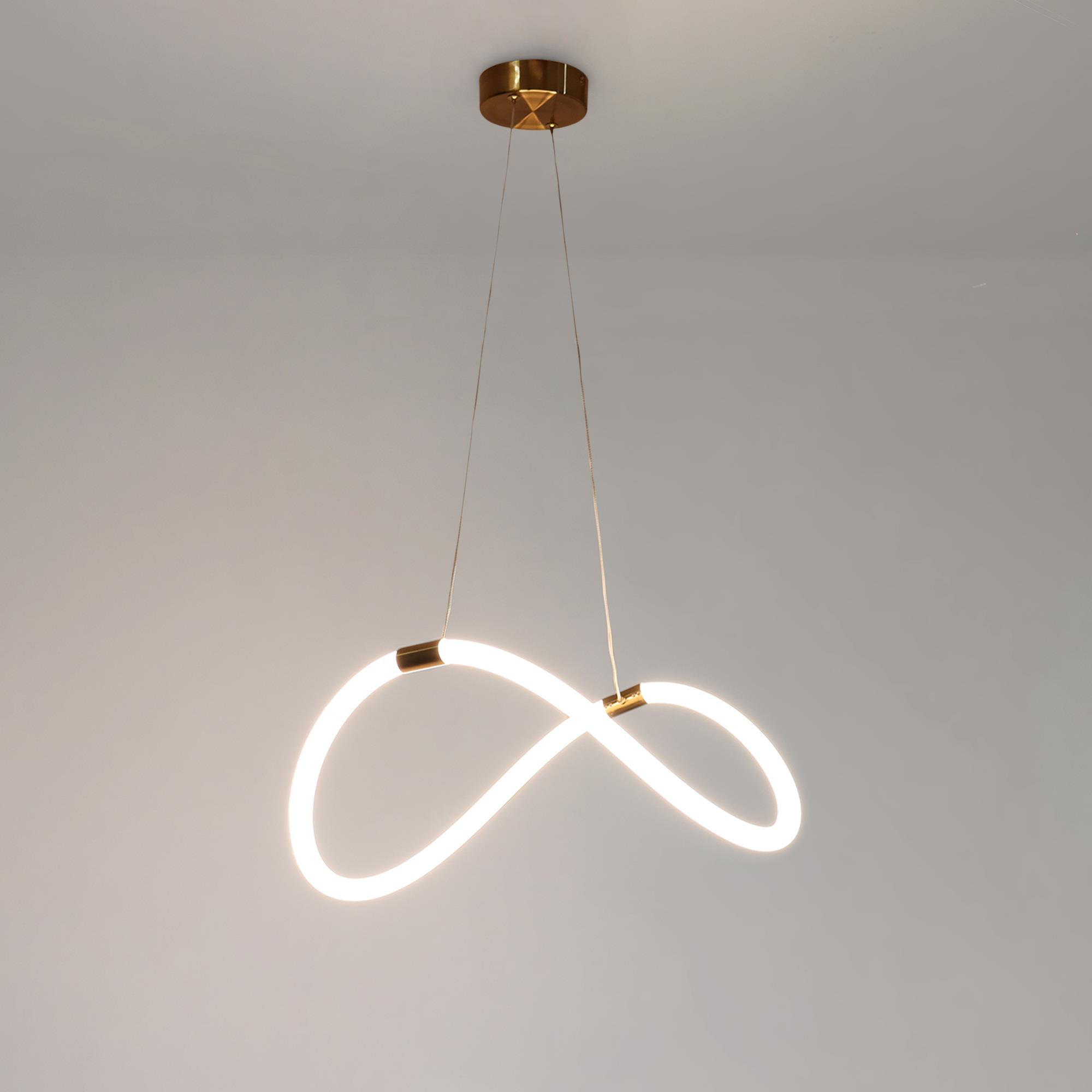 Mercer41 Chrispen 1-Light Unique/Statement Geometric LED Chandelier ...