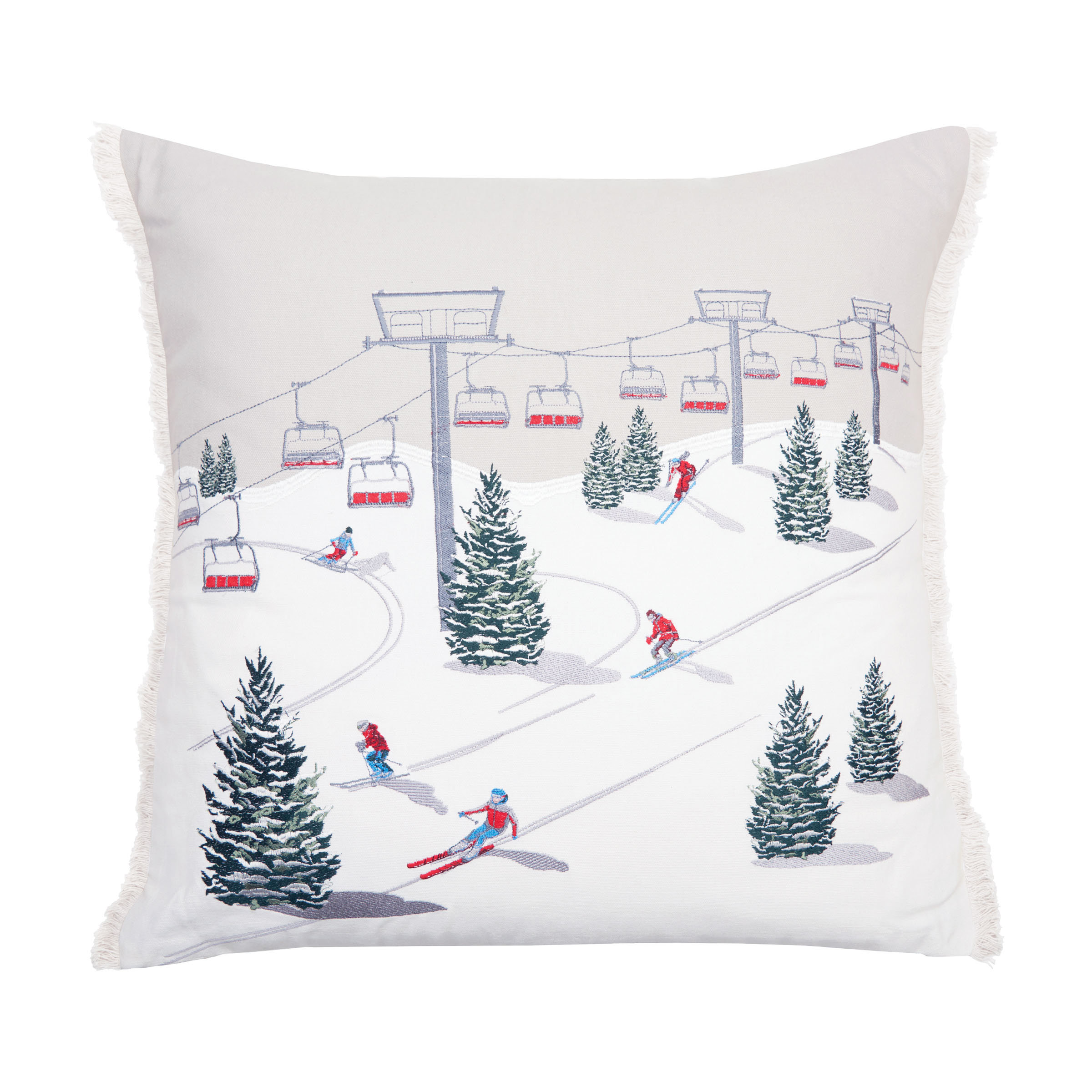 Rightside Design Winter Slopeside Indoor Pillow | Wayfair