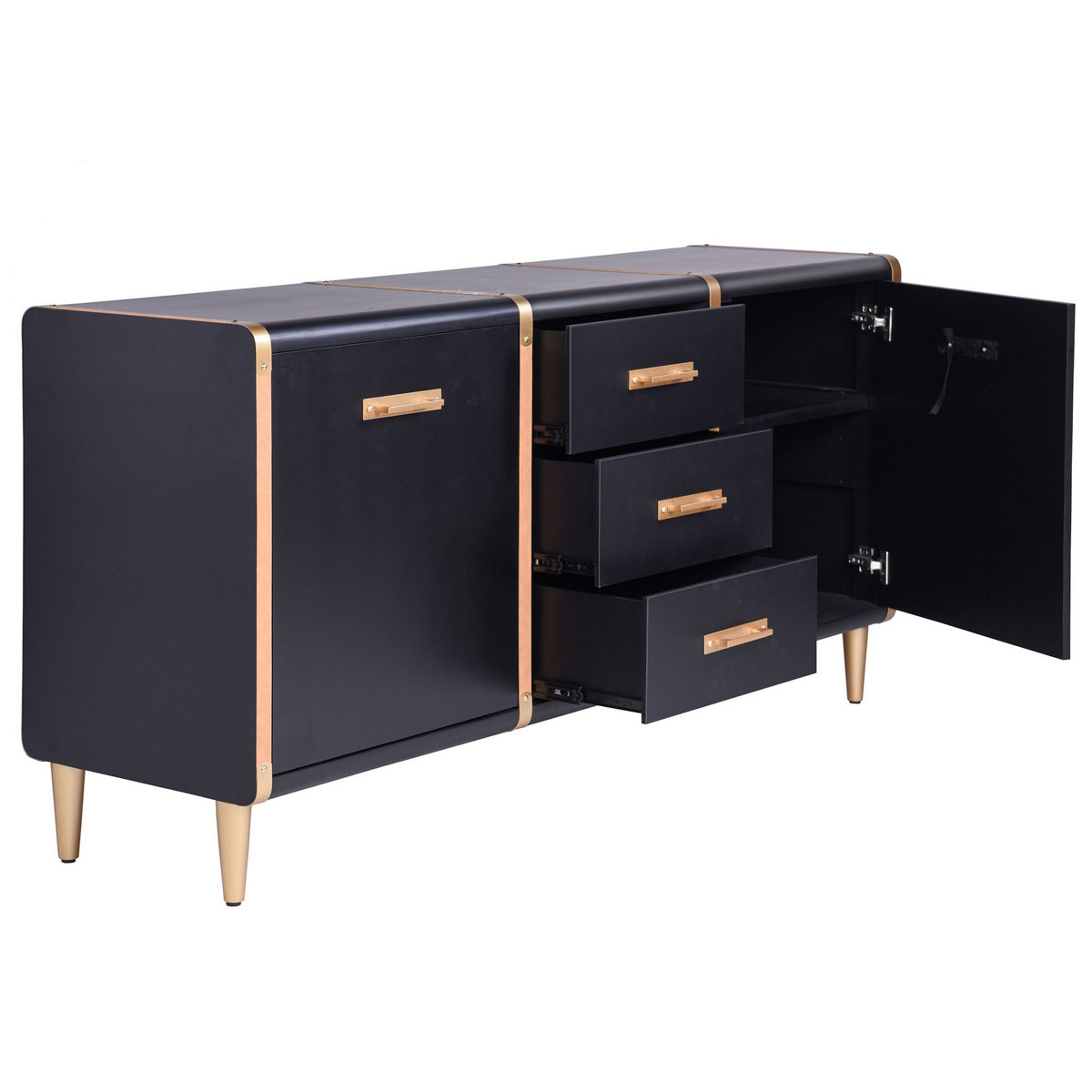 Everly Quinn Colsten 65.75'' Sideboard | Wayfair