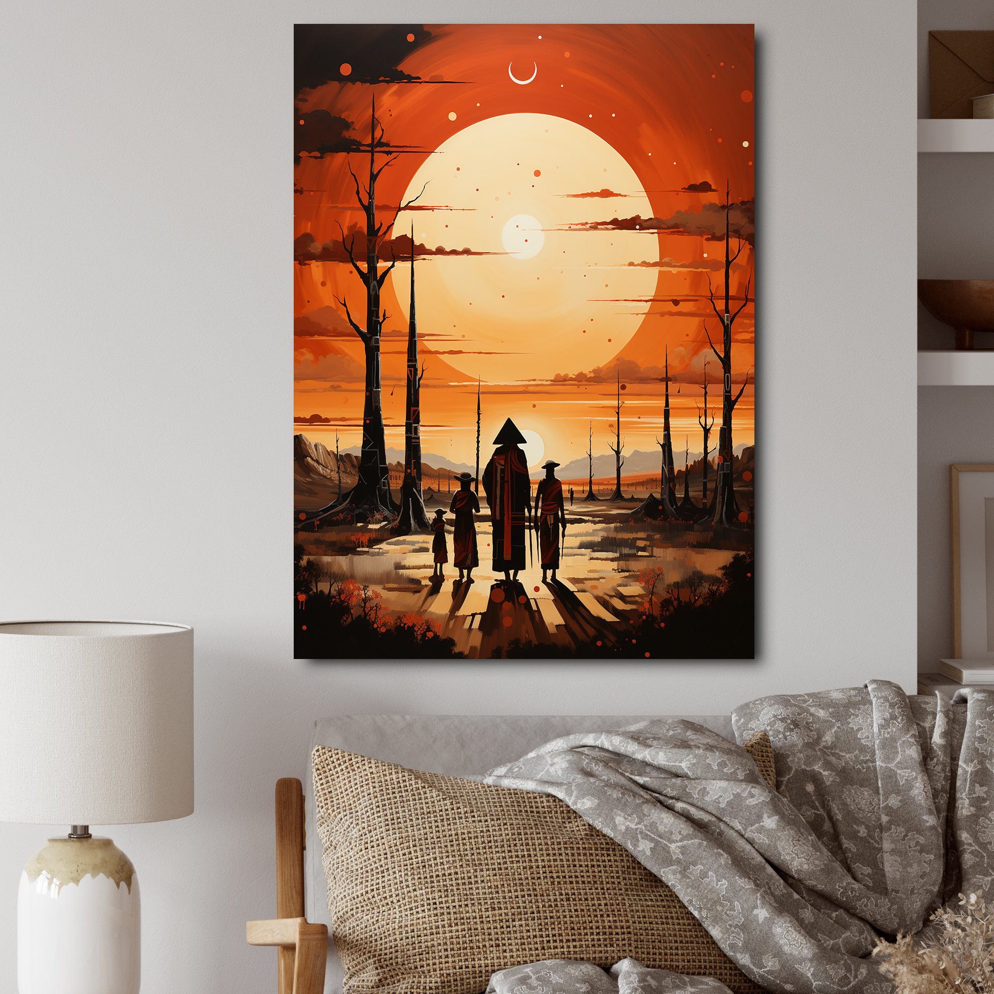 Red Barrel Studio Native American Art Tribal Vision III - Native ...