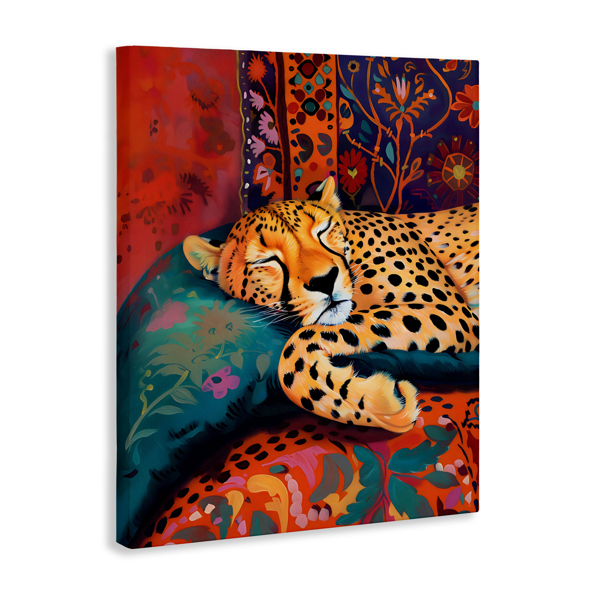 Wildon Home® Cozy Cheetah Boho Textiles Canvas, design by Creative ...