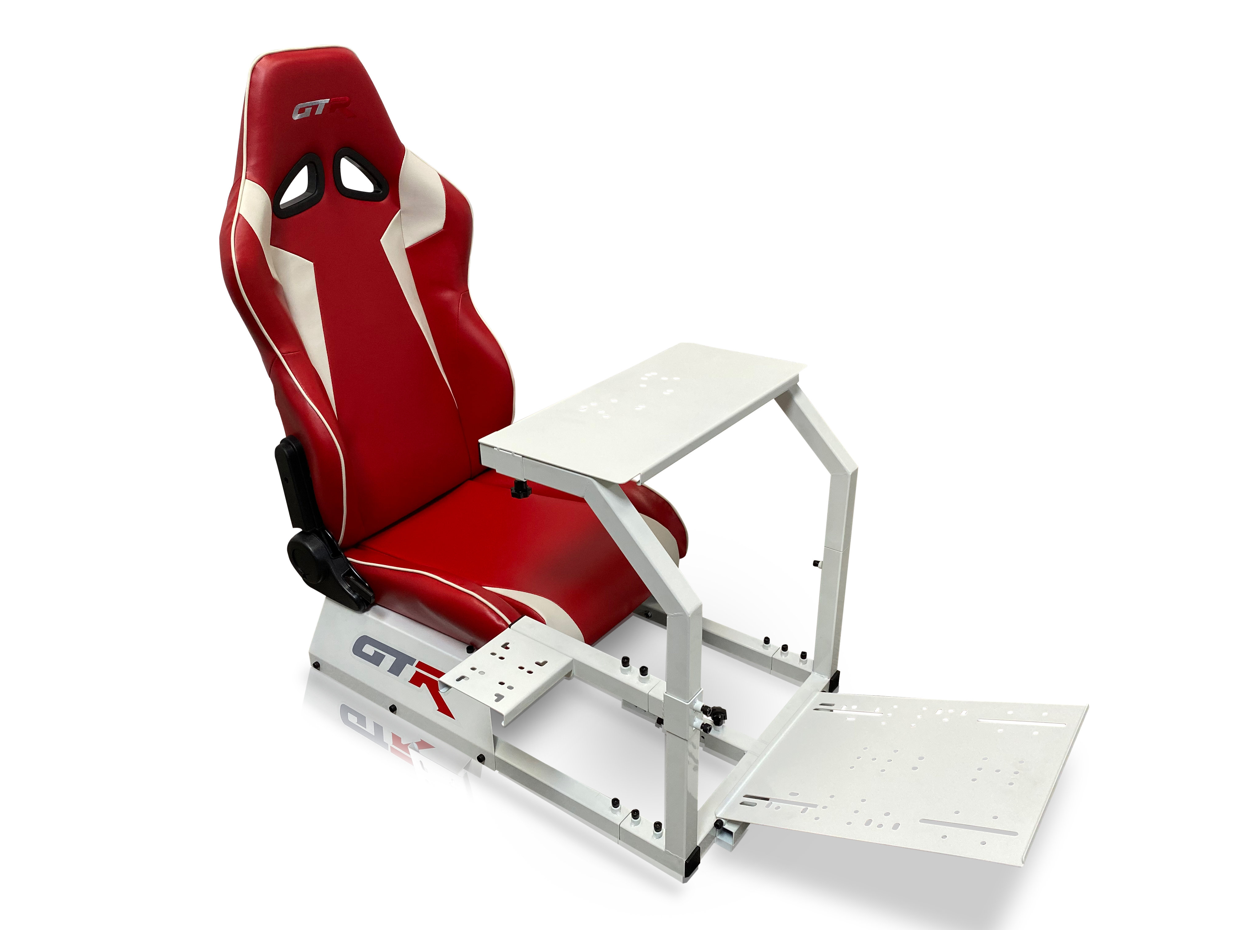 GTR Simulator GTA-BLK-S105LWHTRD GTA Model Black Frame with White/Red ...