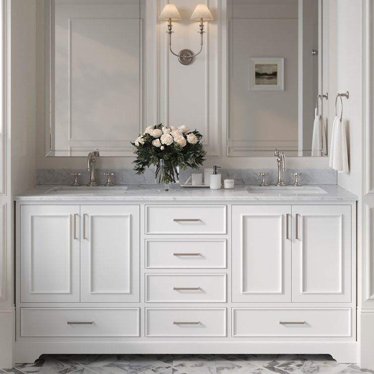 Winston Porter Peightyn 72.75'' Double Bathroom Vanity Base Only ...