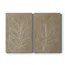 Wexford Home Leaf Line Art I-Premium Gallery Wrapped Canvas -Ready to ...