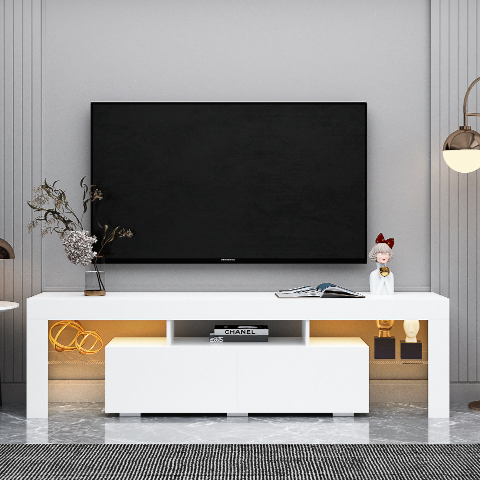 Wrought Studio™ Melbeta 62.99 W Storage Credenza | Wayfair