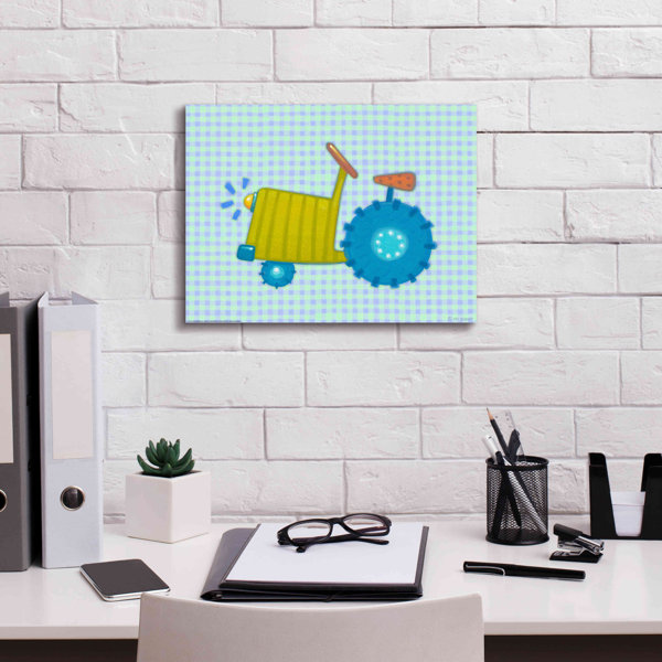 Harriet Bee Epic Graffiti 'Blue Tractor' By Viv Eisner, Canvas " Blue ...