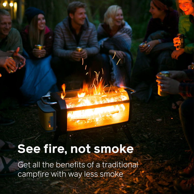 17 Stories BioLite FirePit+ Smokeless Fire Pit and Grill, Charcoal and ...