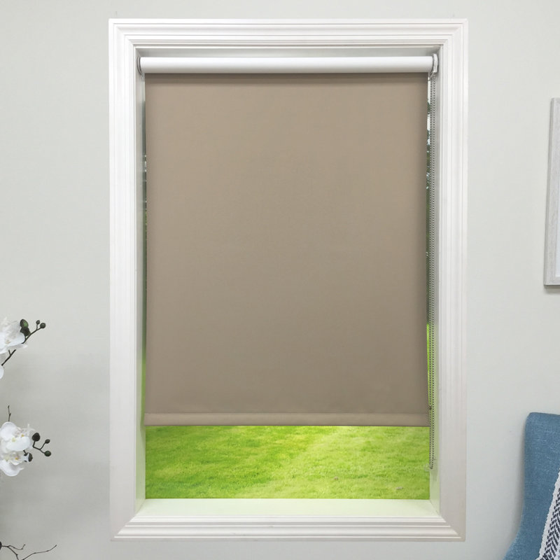 Harbor Shades Light Cream Light Filtering Roller Shade & Reviews | Wayfair