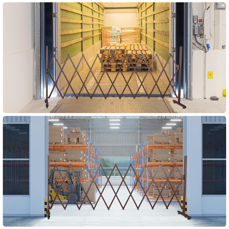 dearlomum 41'' H x 130'' W Folding Security Gate,11ft Expandable ...