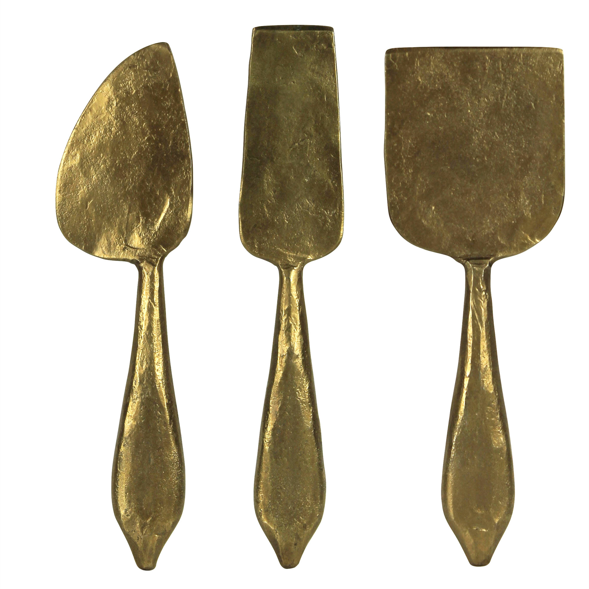 HomArt Cam Cheese Set/3, Brass | Wayfair