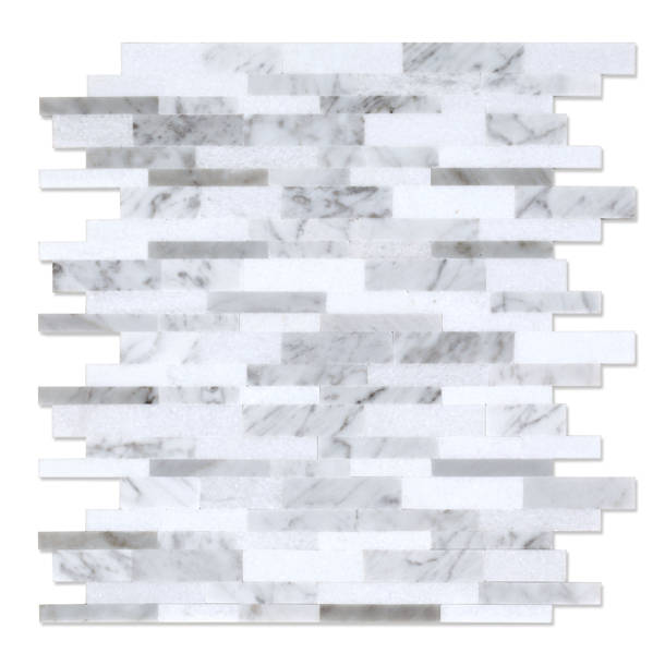 Speed tiles 11.34'' W x 11.65'' L Natural Stone Peel and Stick Mosaic ...