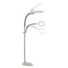 OttLite 18w EasyView Standing Floor Lamp with Optical Grade 3X ...