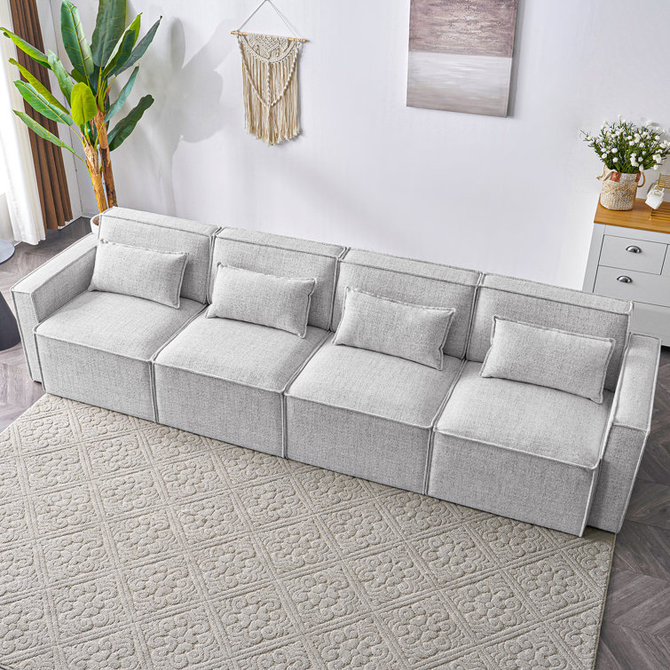 Ebern Designs Taufner 120'' Upholstered Sofa | Wayfair