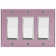 WorldAcc Metal Light Switch Plate Outlet Cover (Plain Lilac Purple ...
