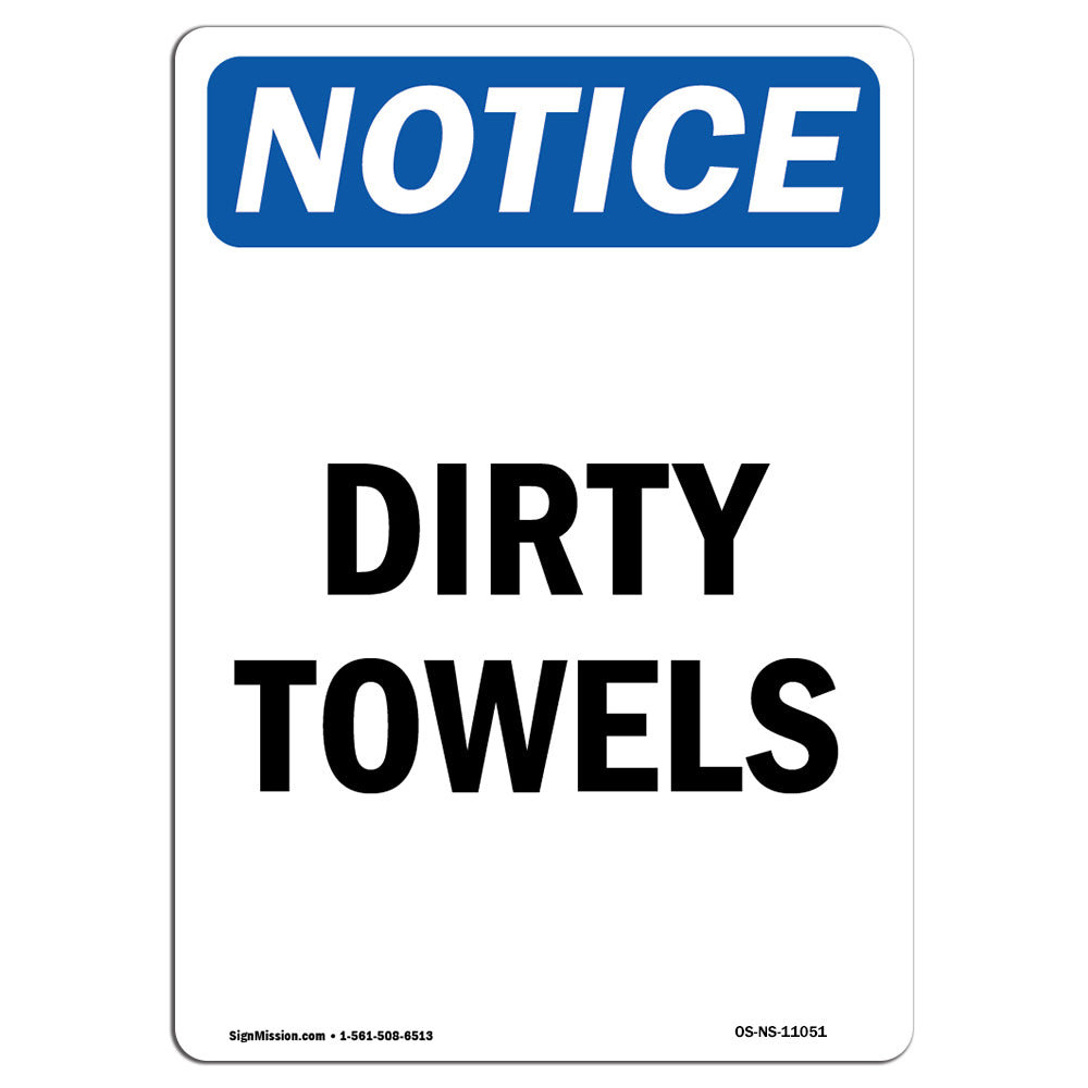 SignMission Dirty Towels Sign | Wayfair