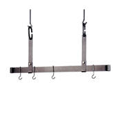 Enclume Handcrafted Retro Rectangle Pot Rack with 12 Hooks & Reviews ...