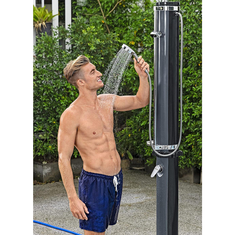 HIGEMZ 9.2 Gallon Portable, Outside Pool Shower Station Fixture | Wayfair