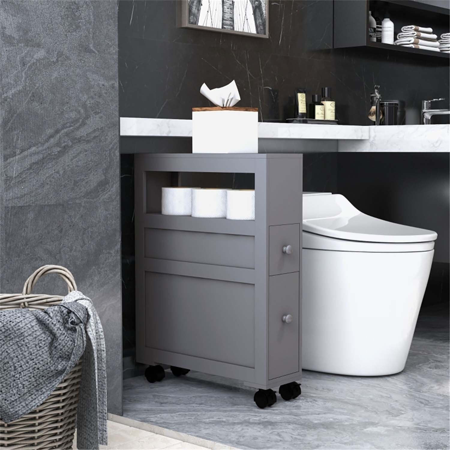 Latitude Run® Sayden Freestanding Bathroom Cabinet | Wayfair