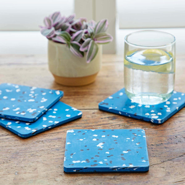 Paper High Square 4 Piece Coaster Set | Wayfair.co.uk