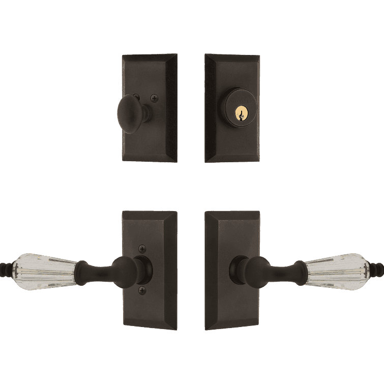 Nostalgic Warehouse Studio Entry Set with Parlour Crystal Lever | Wayfair