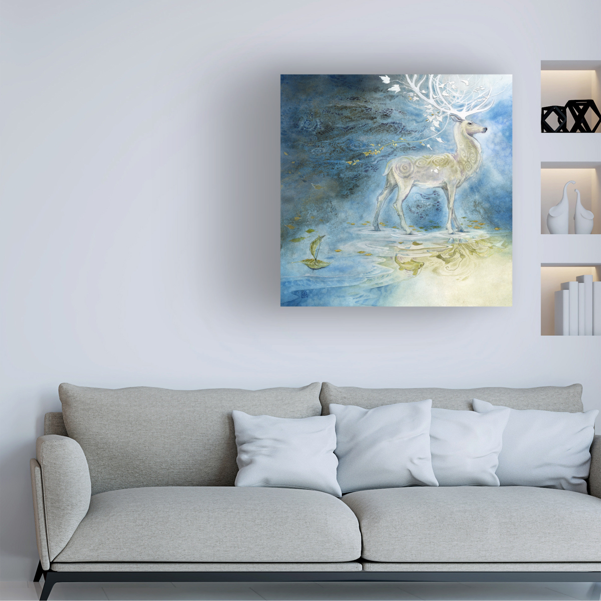 Ebern Designs Bolog Stephanie Law Legato Canvas Art | Wayfair