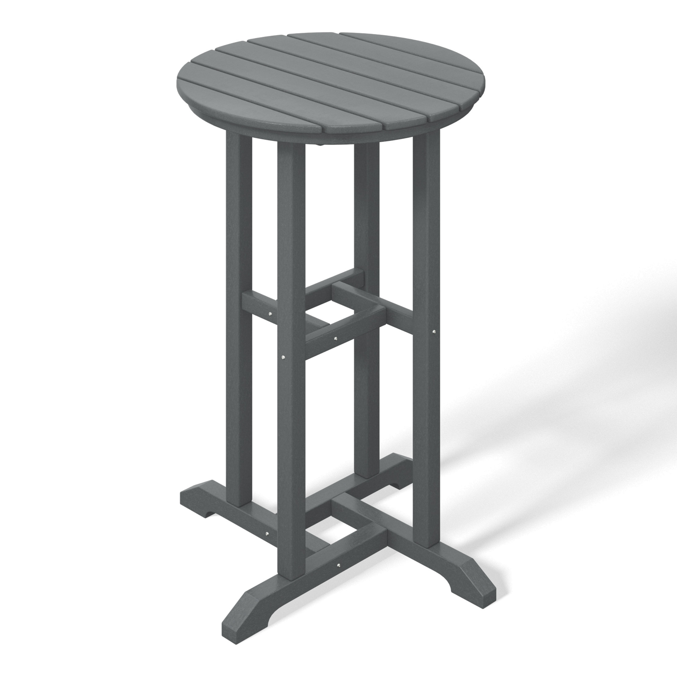 Lark Manor Asaiah Round Outdoor Bar Table & Reviews | Wayfair