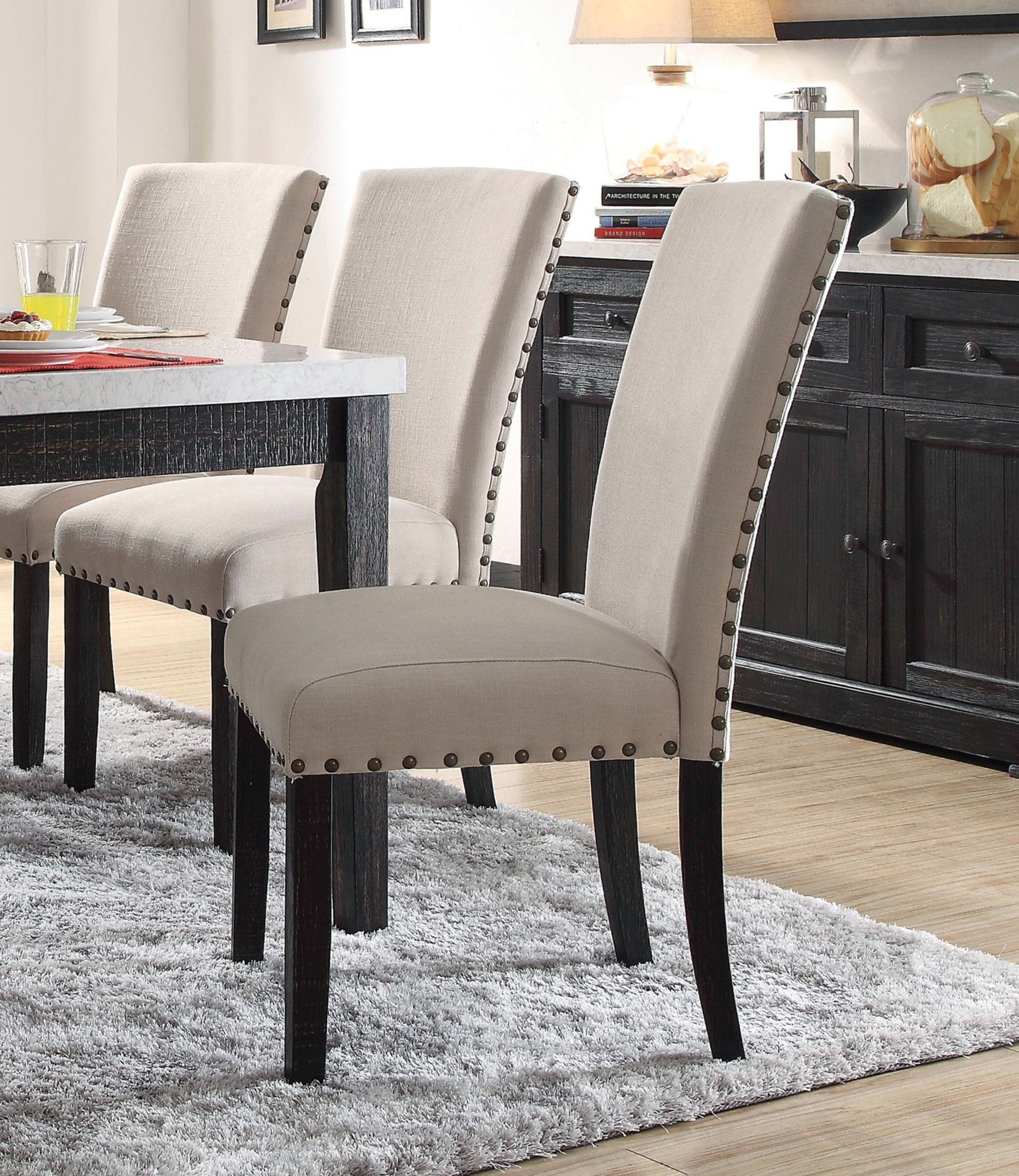 Red Barrel Studio® Parson Dining Chairs Set Of 2, Lenin Comfort ...